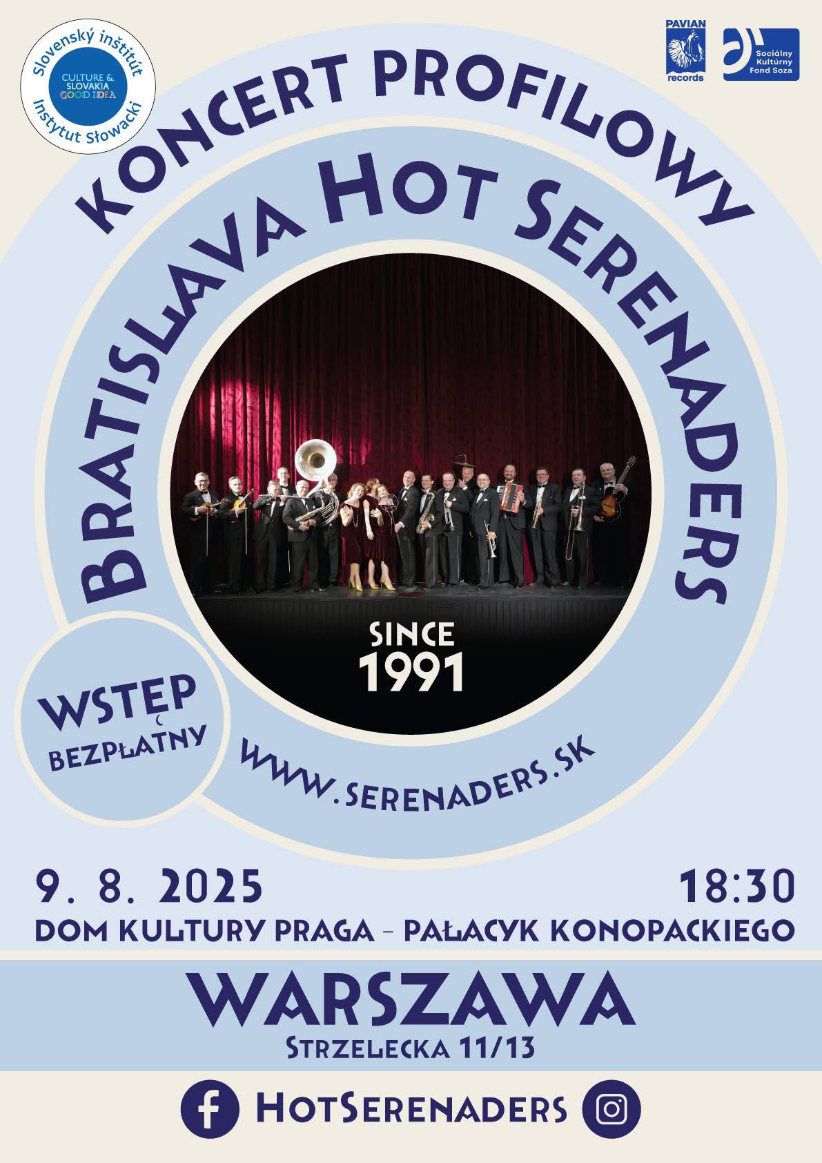Bratislava Hot Serenaders - relacja z koncertu 09.08.2025 (Dom Kultury ...